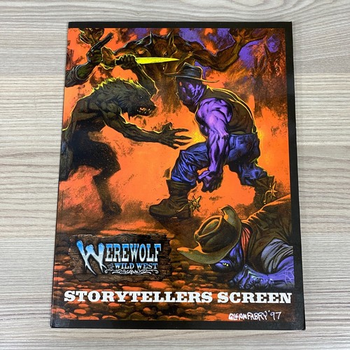 WEREWOLF THE WILD WEST RPG ROLEPLAY STORYTELLERS GM SCREEN WORLD OR ...