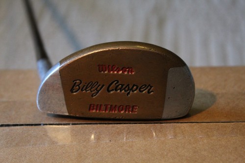Vintage Wilson Billy Casper Biltmore Putter, RH, 35", Original Leather ...