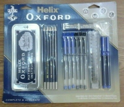 Helix Oxford Large Stationery Set l COMPLETE & ACCURATE GIFT FOR MATHS ...