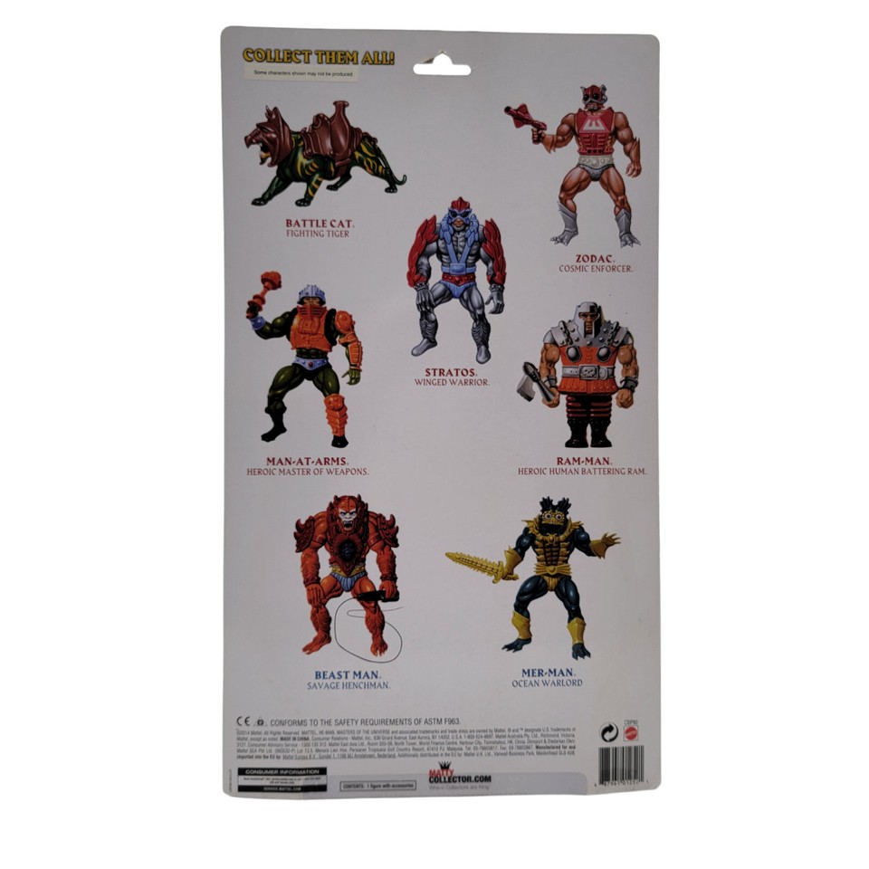 12" SKELETOR Giant Masters of the Universe Figure MOTU Jumbo Matty ...