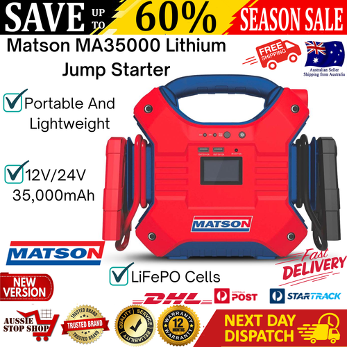 Matson Jump Starter 12v 24v Jumper Booster Pack Car Truck Diesel ...
