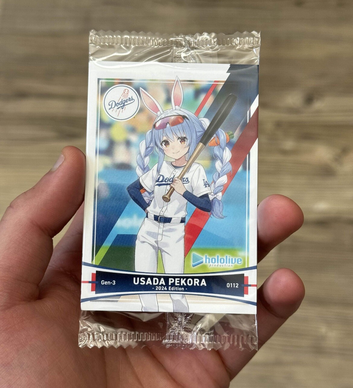 LA Dodgers Hololive Promotional Baseball Cards Limited Edition SGA 7/5 ...