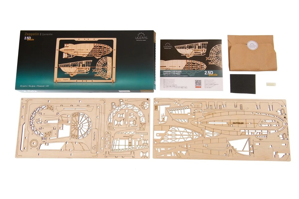 Zeppelin 2.5D Wood Model Kit UGEARS New | eBay
