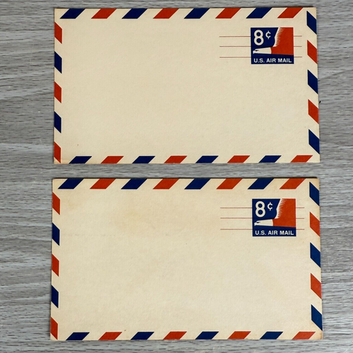 Vtg US Air Mail Postcard 8 Cent Post Card Lot 3.25" x 5.5" | eBay