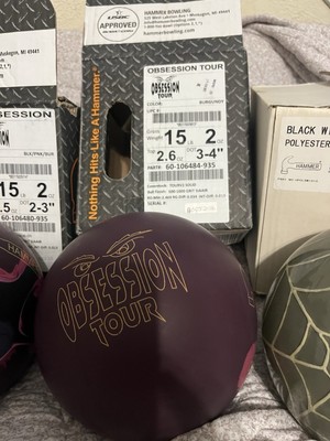NEW 15LB Hammer Obsession Tour Bowling Ball New With Box | eBay