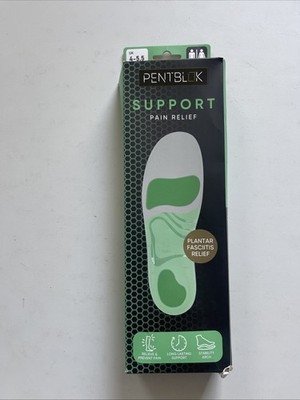 PENTBLOK Plantar Fasciitis Pain Relief Insoles Size 4-5.5. BNIB RRP £16,99 | eBay UK