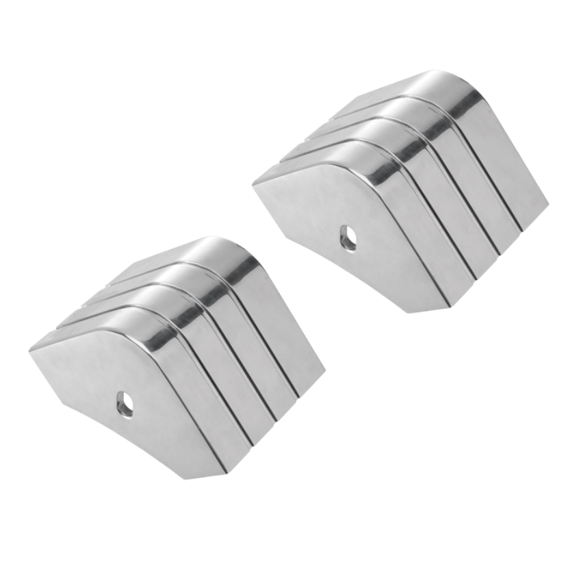 Aluminum Boat Deck Corners Pack of 2 Pontoon Corner Caps for 90 ...