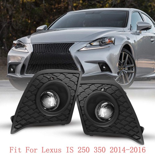 2Pcs Front Grills Bumper Driving Halogen Lamp Fog Lights For IS250 ...