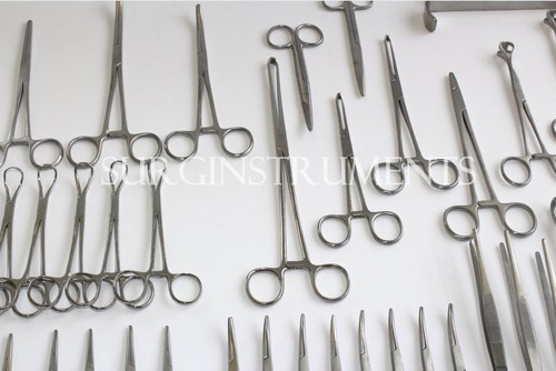 48 Pcs Hernia Set General Surgery Medical Instruments Stainless German ...