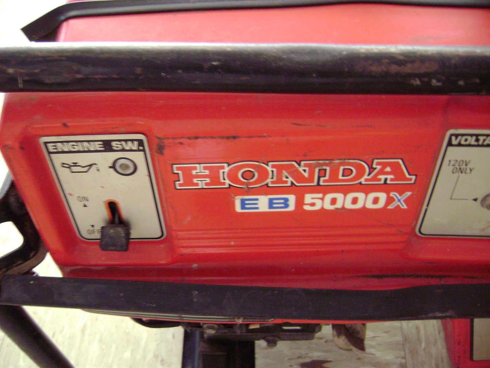 HONDA EB 5000X GENERATOR -WITH WHEELS | eBay