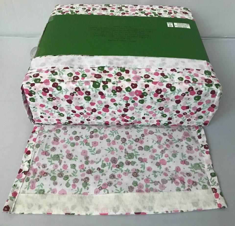 Kate Spade FULL 100% Cotton Percale 4 Piece Sheet Set Multicolor Floral ...