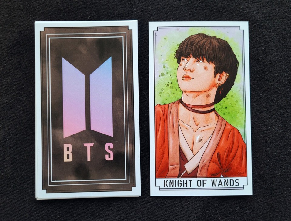 BTS Tarot Card Set | Bangtan Boys K-Pop Tarot Cards | Custom Tarot Deck ...