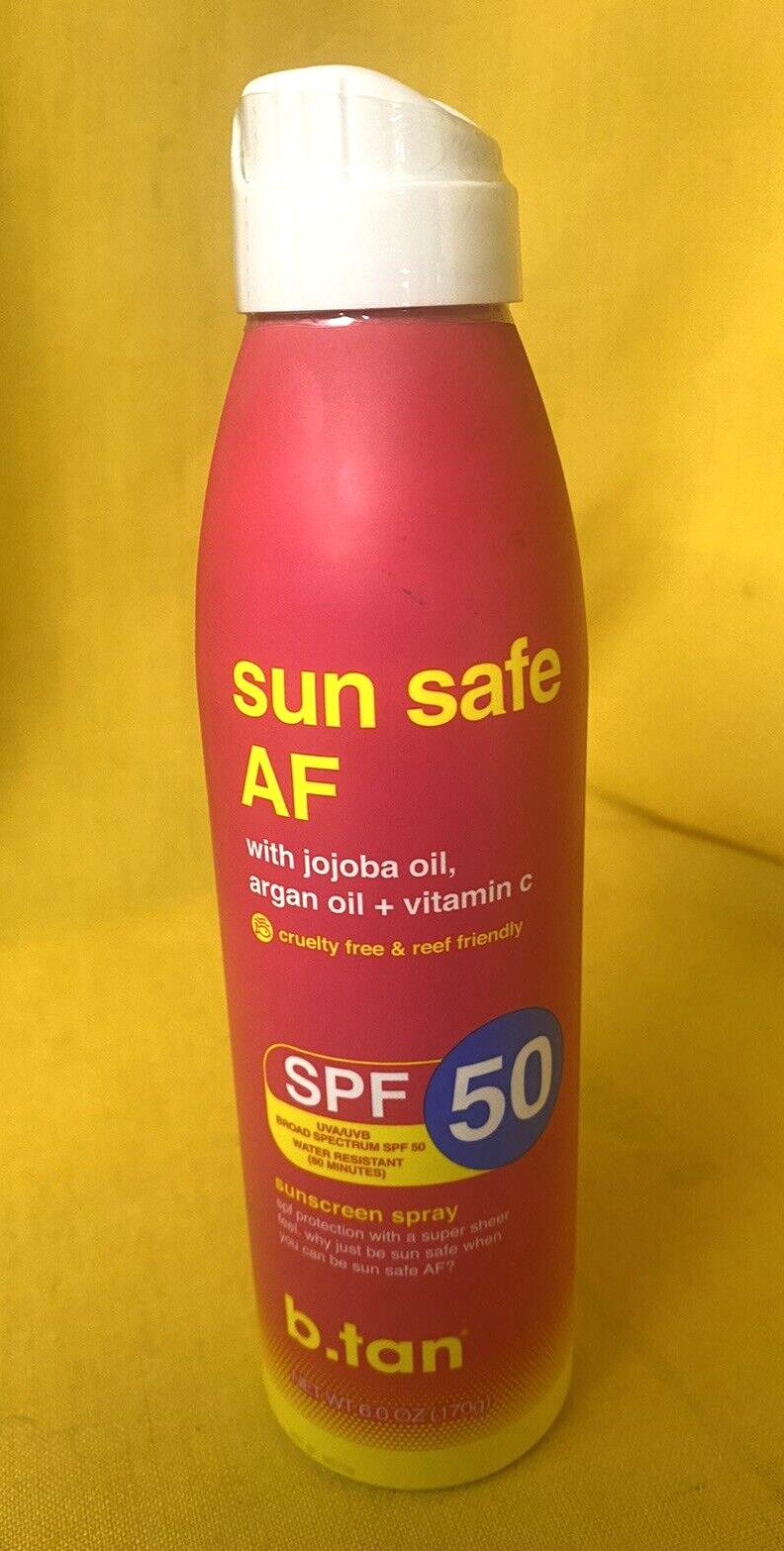 B.tan Sun Safe AF With Jojoba Oil Argan Oil Vitamin C SPF 50 Sunscreen ...