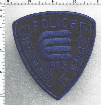 Chesterfield Police (Missouri) 1st Issue Subdued Shoulder Patch | eBay