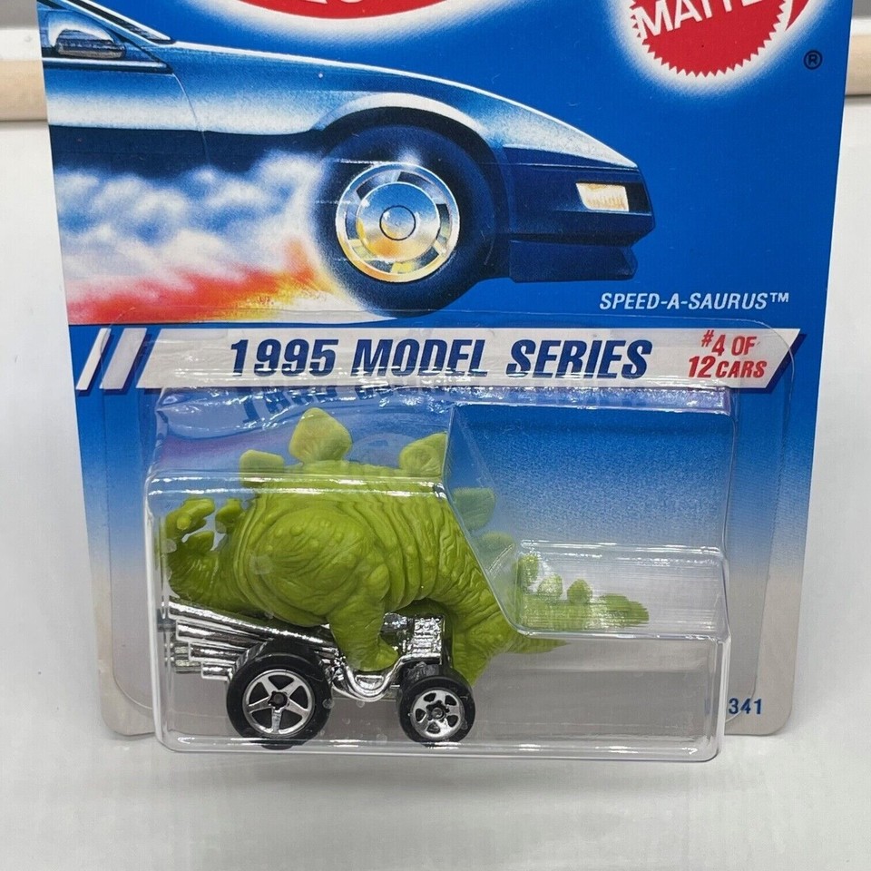 1995 HOT WHEELS SPEED A SAURUS #4 OF 12 5 SPOKE 13341 GREEN | eBay