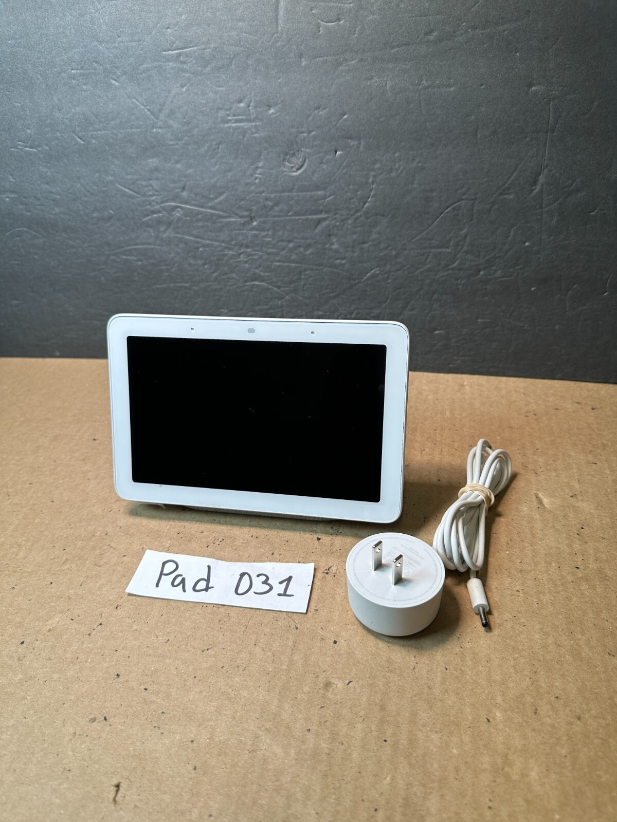 Google Home White Hub Nest Smart Display Model H1A With Power Cord