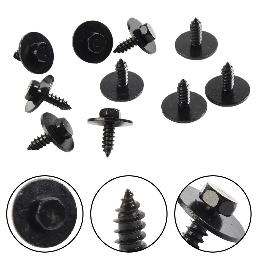 Brand New Screw Hex Head 07147129160 ABS For E46 E60 E90 Hex Head Black ...
