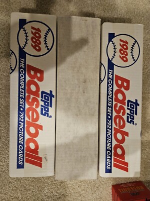 3 Complete Sets Baseball SET LOT 2- 1989, 1-1991 Topps Baseball | eBay
