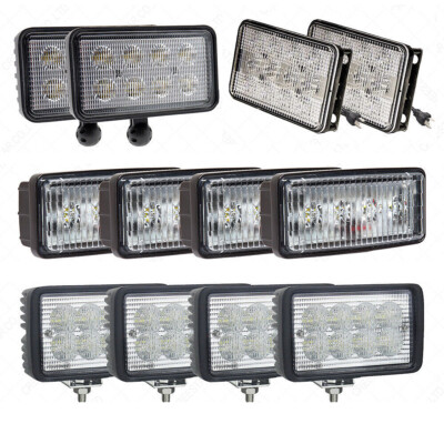 12x LED Work Lights Kit For John Deere 7010 Series: 7210 7410 7610 7710 ...