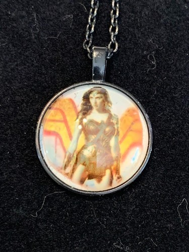 Wonder Women Necklace Black Chain | eBay