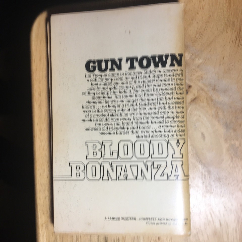 Vintage Western Book Bloody Bonanza | eBay UK