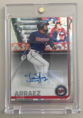 Luis Arraez 2019 Topps Chrome Rookie Card Auto #CUA-LA | eBay.de