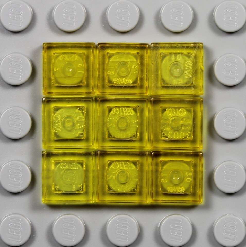 LEGO - 1x1 Square Tiles - PICK YOUR COLORS Smooth Finishing Flat Mosaic ...