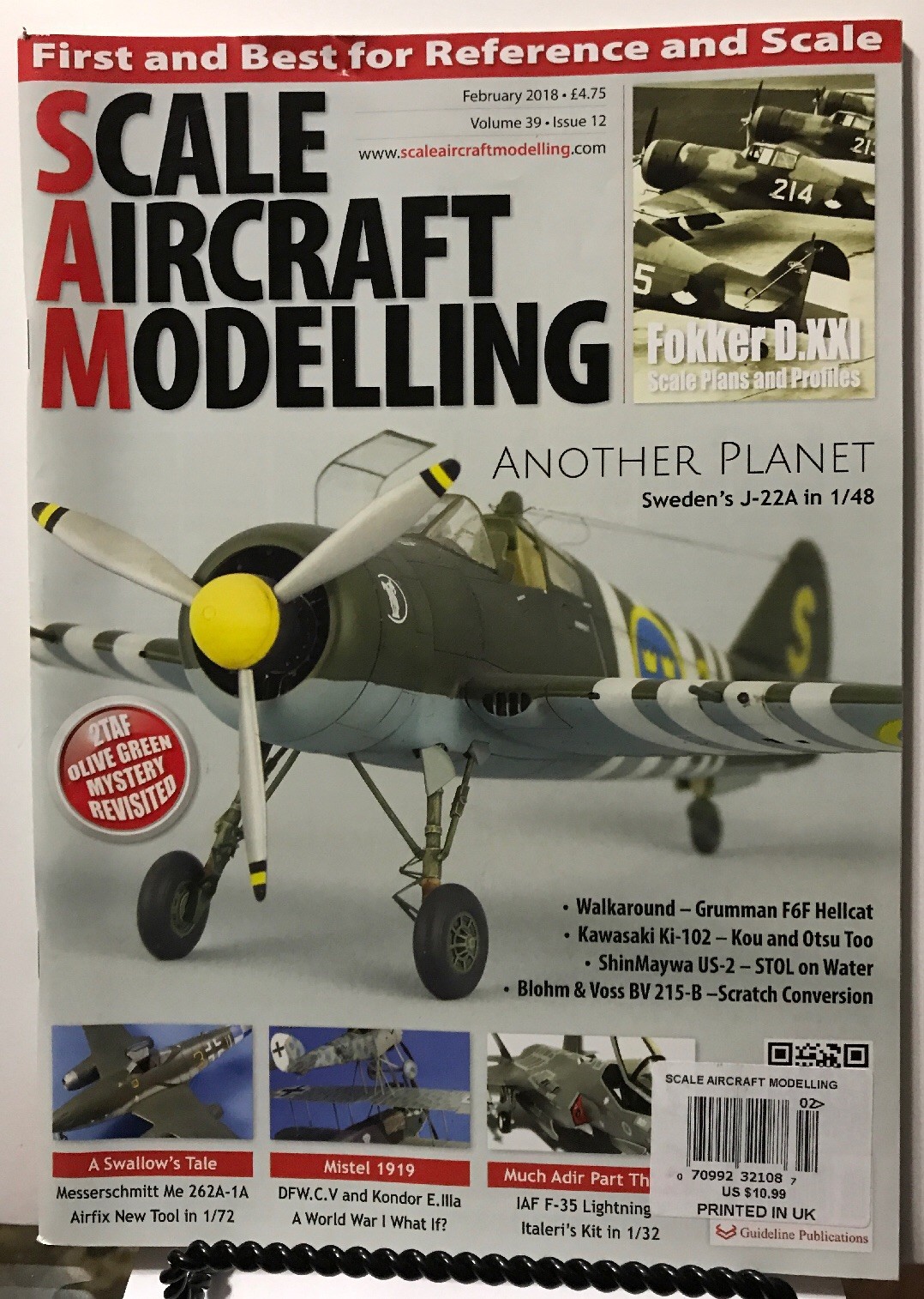 Scale Aircraft Modelling Another Planet Sweden J22A Feb 2018 FREE ...