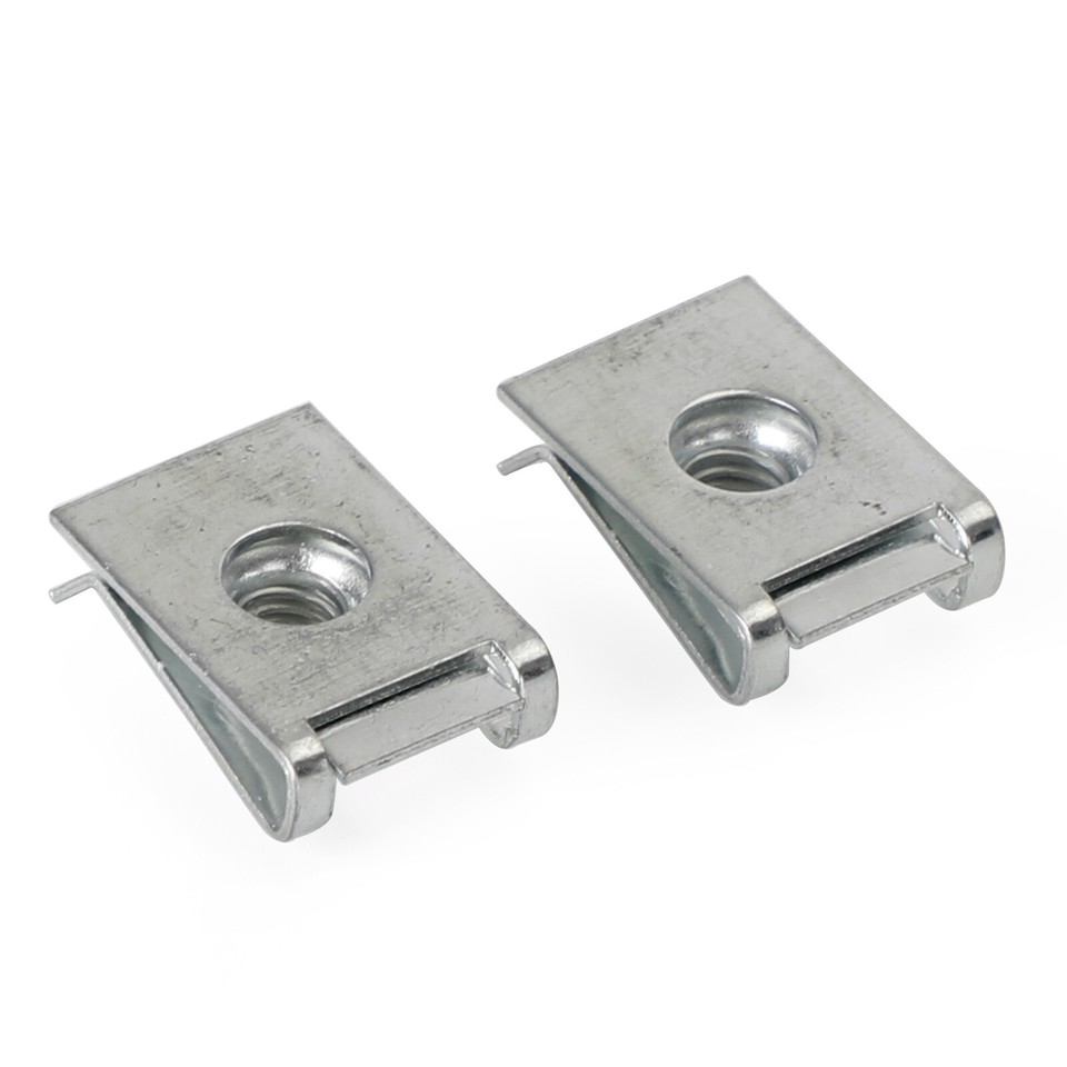 M6 THREAD ZINC PLATED SPRING SPIRE C CLIPS U NUTS SPEEDCLIPS CHIMNEY ...