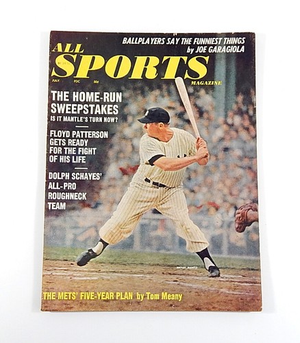 All Sports Magazine 1st Issue Mickey Mantle Cover July 1962 | eBay