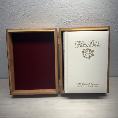 Boxes - Holy Bible Wood