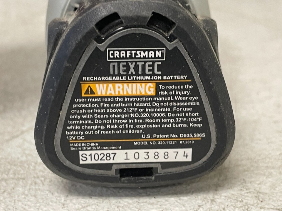 Craftsman 320.17438 Nextec 12V Lithium Multi-Tool w/ Case, Battery ...