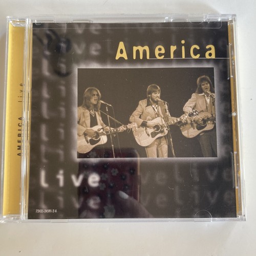 America : America Live-CD-1995- *Fast Combined Shipping* 724352459124 ...