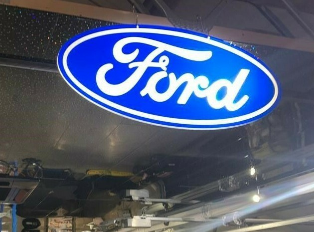 Large Ford Sign Blue Opal sign can be illuminated | eBay