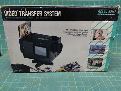 Aztec Video Deluxe Video Transfer System Model AZVC5 8mm 16mm Slides ...