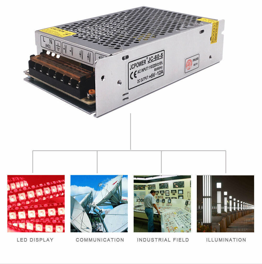 DC5V TO AC110V-220V Led Switch Power Supply Driver Adapter For LED ...