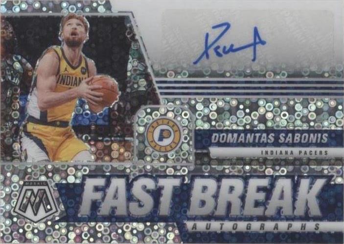 2020-21 Panini Mosaic - Autographs Fast Break Domantas Sabonis #FB-DSB ...