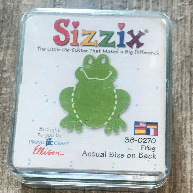 Sizzix Die Leaf Moon Frog Star Soccer Ball Christmas dog cat heart ...