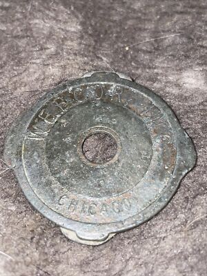 VINTAGE WEBCOR INC 45 AUDIO RECORD METAL ADAPTER PAT NO. 2,585,622 ...