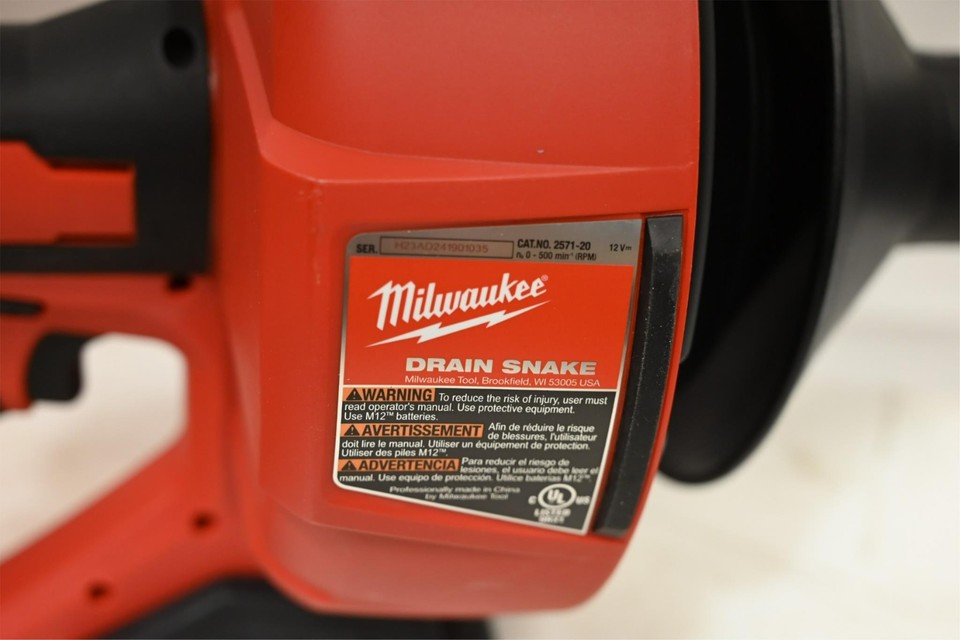 Milwaukee 2571-21 M12 Drain Snake Kit (USED) | eBay