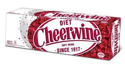 Cheerwine Soda ZERO SUGAR - 12oz Cans - 12 Cans | eBay