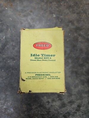 Preco EIT-5 diesel engine shutdown idle timer control unit new | eBay
