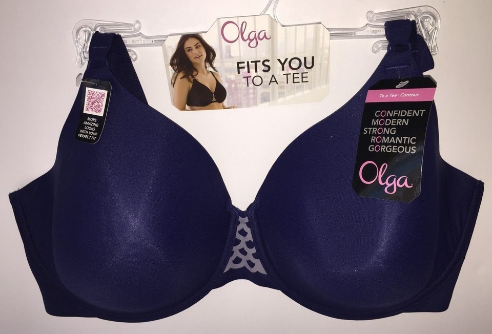 Olga Bra Underwire Comfort Straps Back Smoothing Contour Fits You To A ...