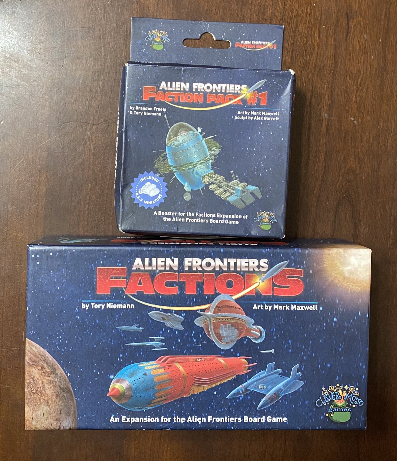 2x ALIEN FRONTIERS Faction Packs. 1 NIB + 1 Incomplete -See Pics And ...