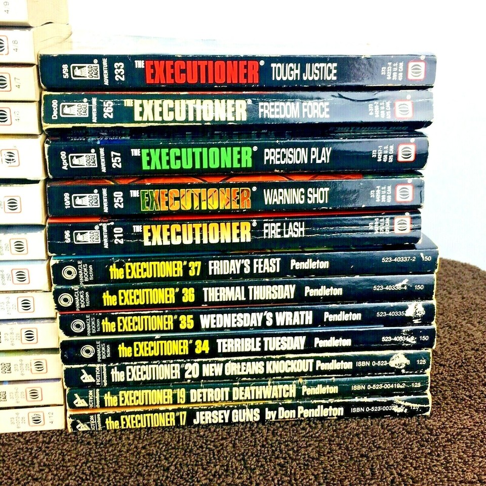 The Executioner Lot of 24 Mack Bolan Don Pendleton Books Executioner ...
