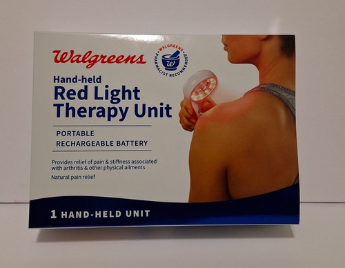 NEW Walgreens Hand-Held Red Light Therapy Unit ~ Natural Pain Relief | eBay