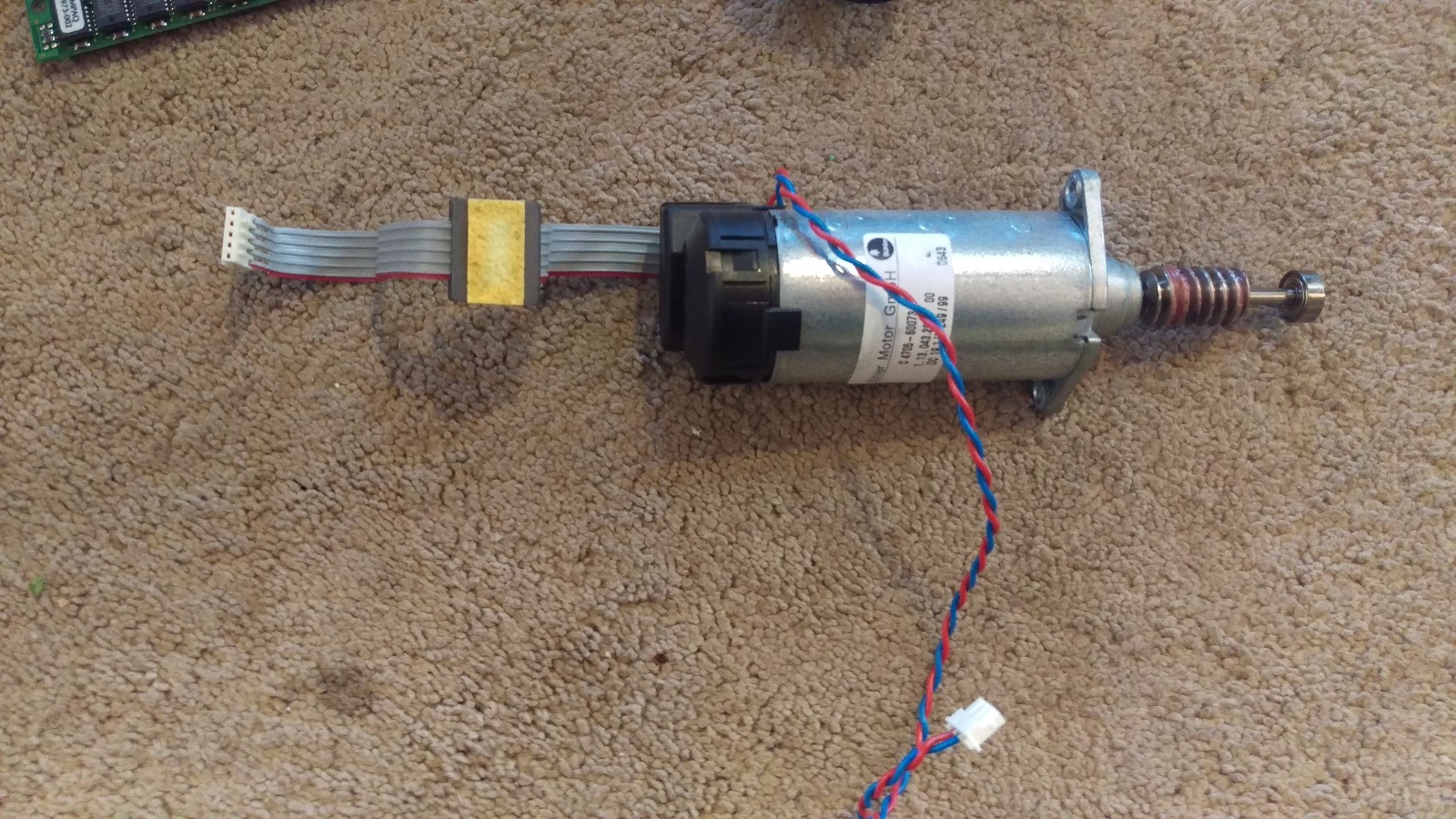 HP DesignJet 755CM Printer Carriage Axis Motor LOT #- 4705-60073 ...