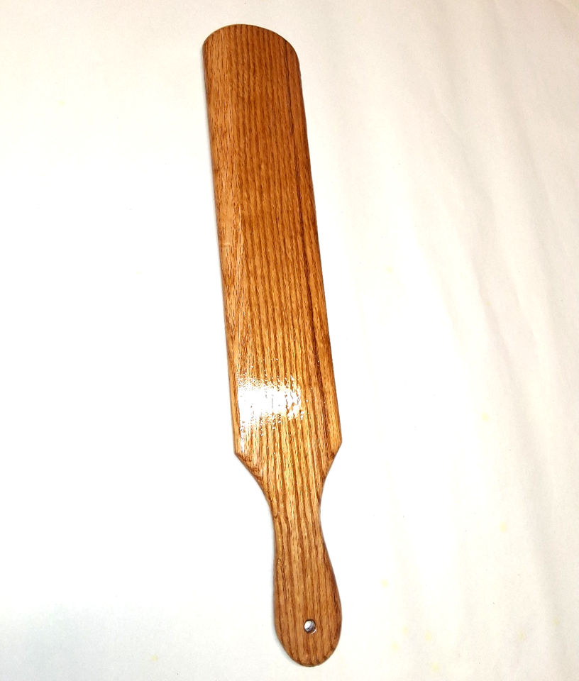 [New] Oak Hardwood Spanking Paddle, Shellac Finish, 18" X 3" X 7/16" | eBay