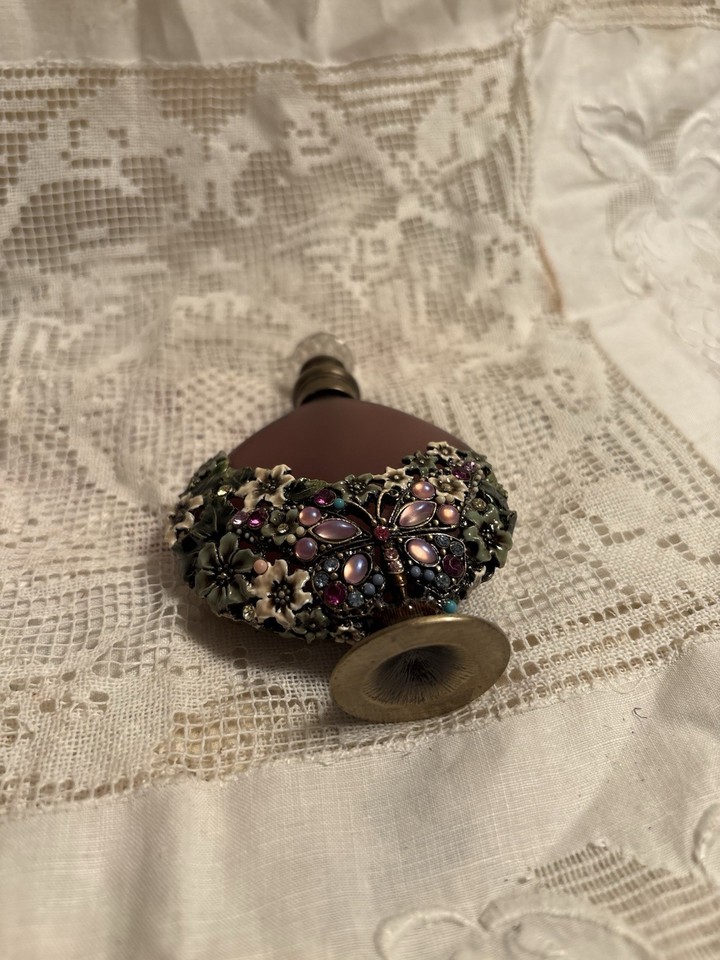 Vintage Purple Forster Glass Perfume Bottle | eBay