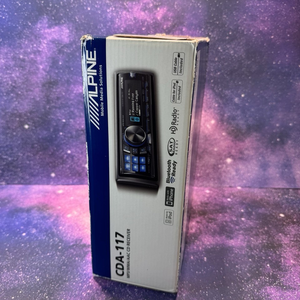 VERY RARE ALPINE CDA-117 audiophile CD PLAYER BLUETOOTH ADAPTER REMOTE ...
